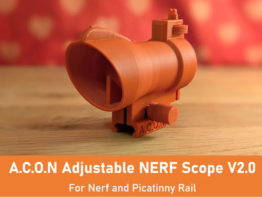 ACON - Advanced Combat Optical Nerf sight V2.0 by GrahamPrints3D ...