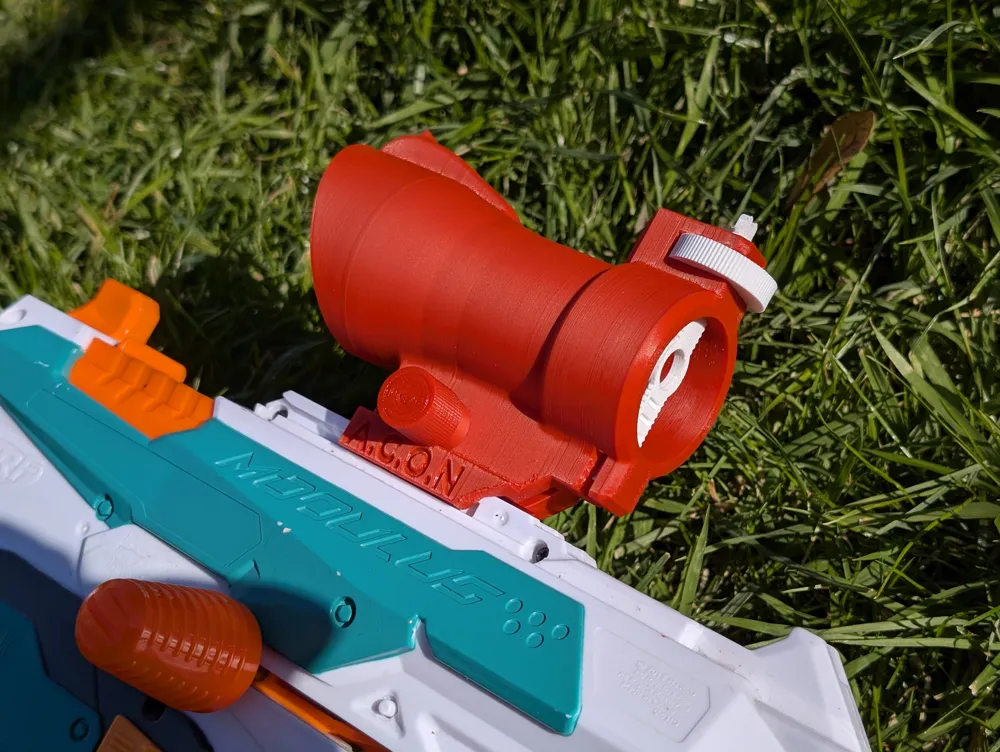 ACON - Advanced Combat Optical Nerf sight V2.1 - Free 3D Print Model ...