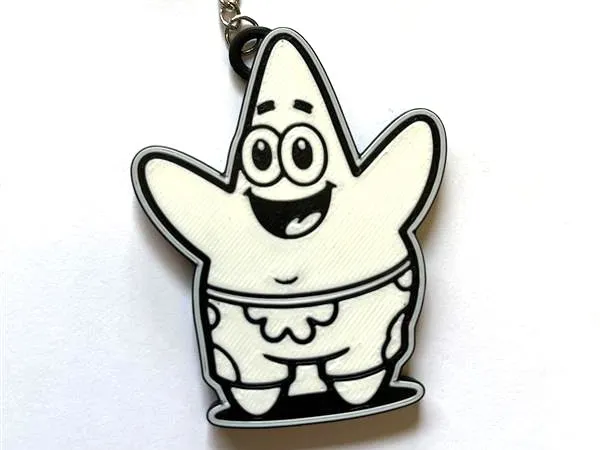 Chaveiro Patrick Stella, Bob Esponja - Modelo gratuito para impressão ...