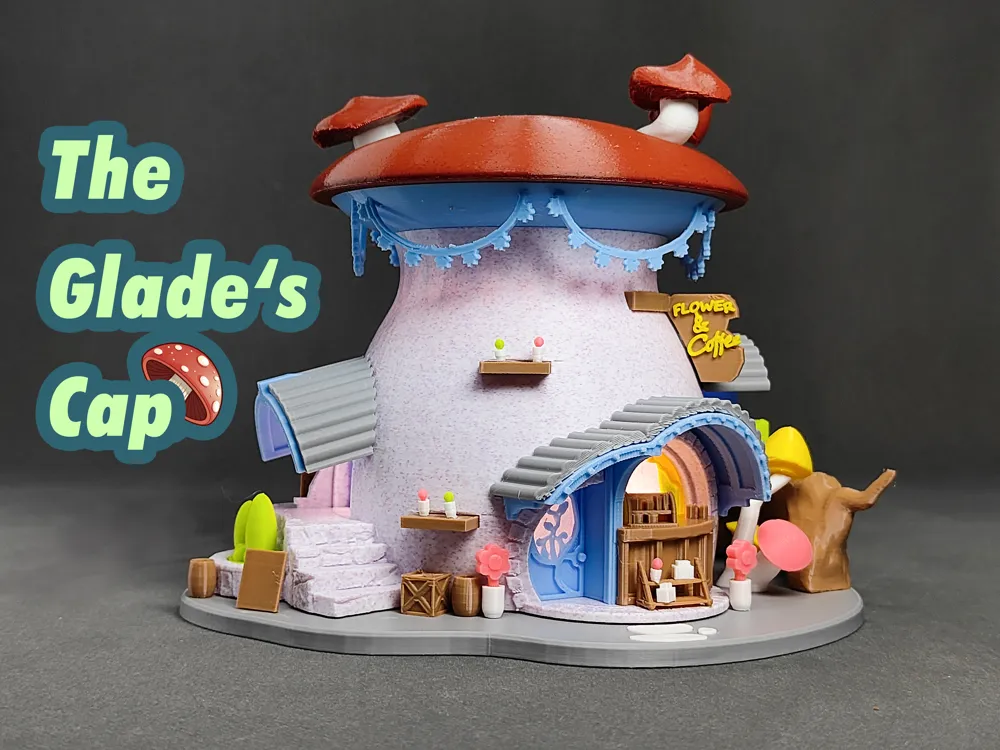 森林小屋（无AMS&五金） 来自 邦德不喝可乐 MakerWorld：免费下载 3D 模型