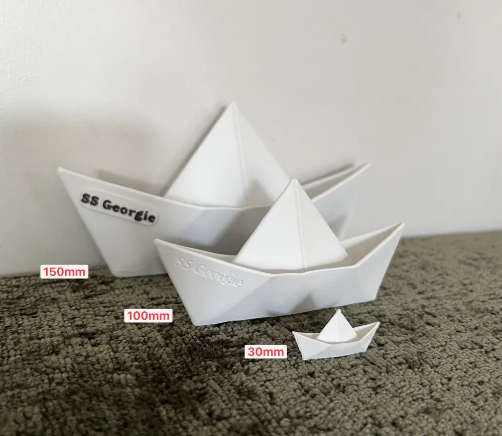 SS Georgie Paper Boat - Pennywise IT Movie by Fernando MakerWorld ...