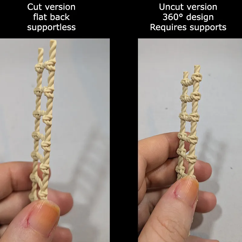 Rope ladder - supportless DND scatter terrain by Together 3D MakerWorld ...