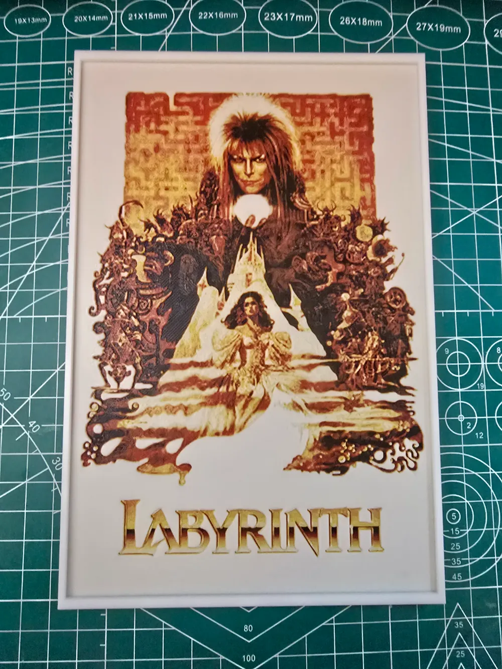Labyrinth Movie Poster - Hueforge Art - Free 3D Print Model - MakerWorld