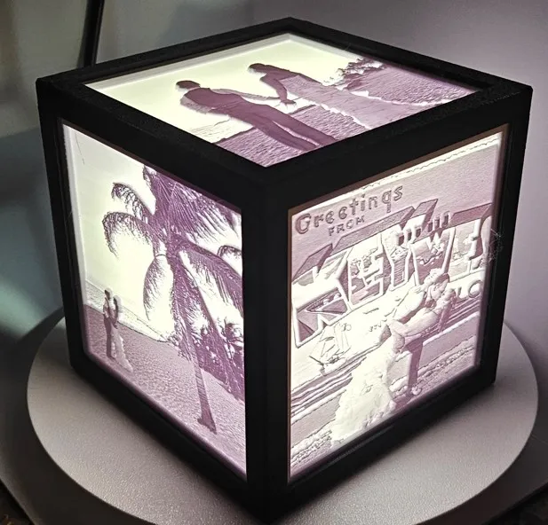 Simple Lithophane Lamp Box - Free 3D Print Model - MakerWorld