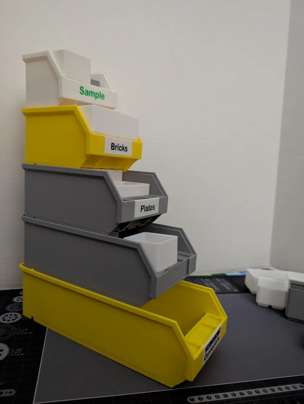 Mk1-Thin a stackable bin for Gridfinity bins 8u by Andy MakerWorld: Download Free 3D Models