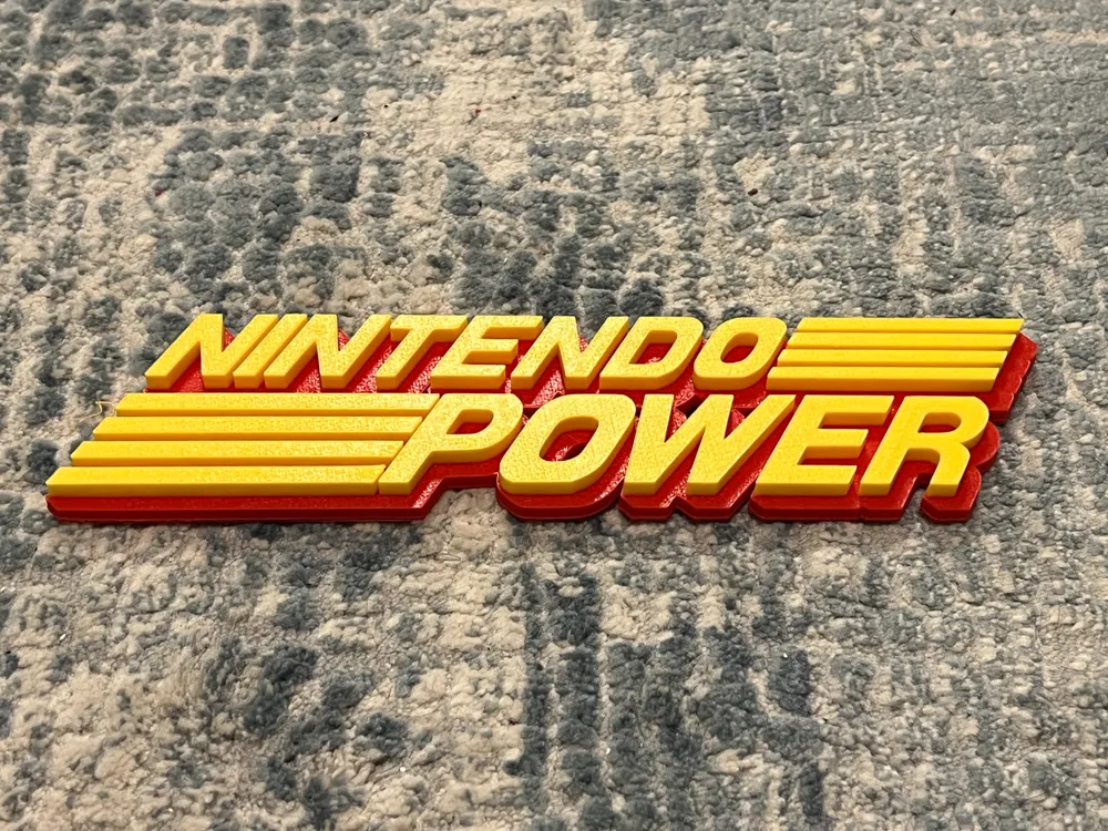 Nintendo Power Wall Sign by Richie Rich Richie Rich - MakerWorld