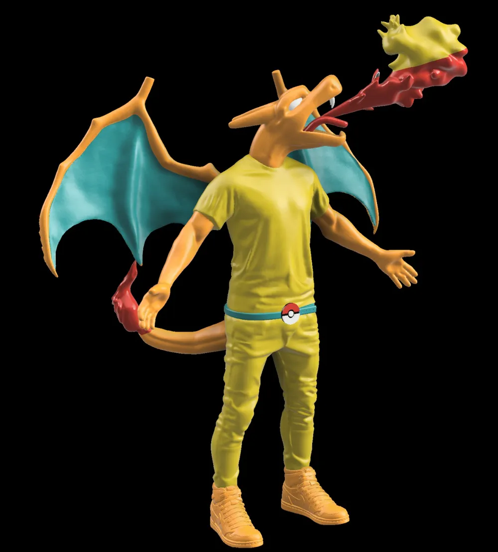 Alternate Head For Urban Charizard Model by KingKanadian MakerWorld ...