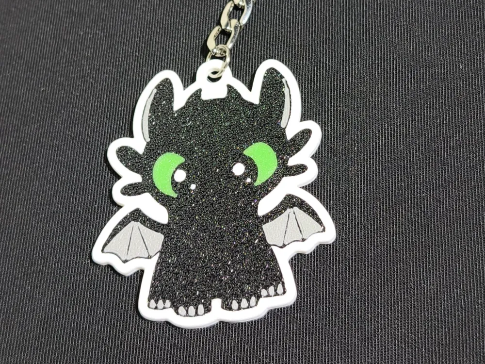Keychain - Toothless by geekcraftsbyls MakerWorld: Download Free 3D Models