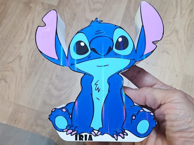 Hucha de Stitch - money box - tu nombre by davinchi20 - MakerWorld