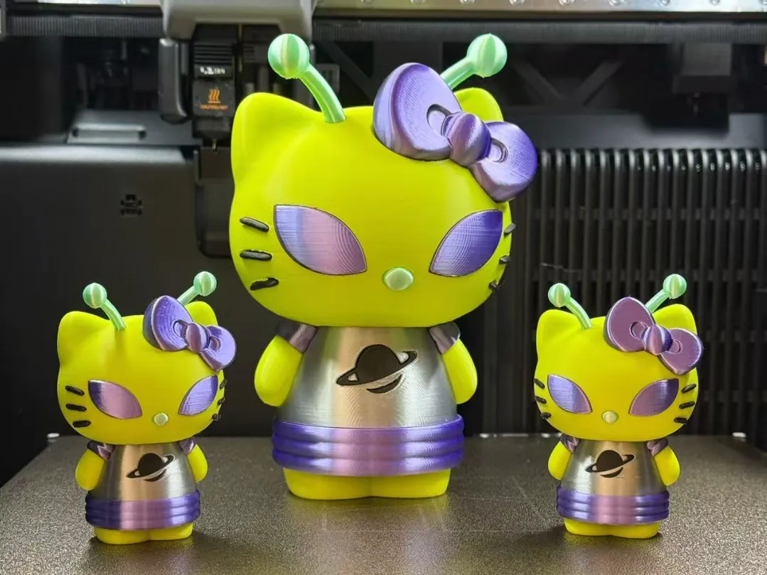 [Alien Kitty Attack] Alien Hello Kitty - Multi-color/Split-part Dual ...