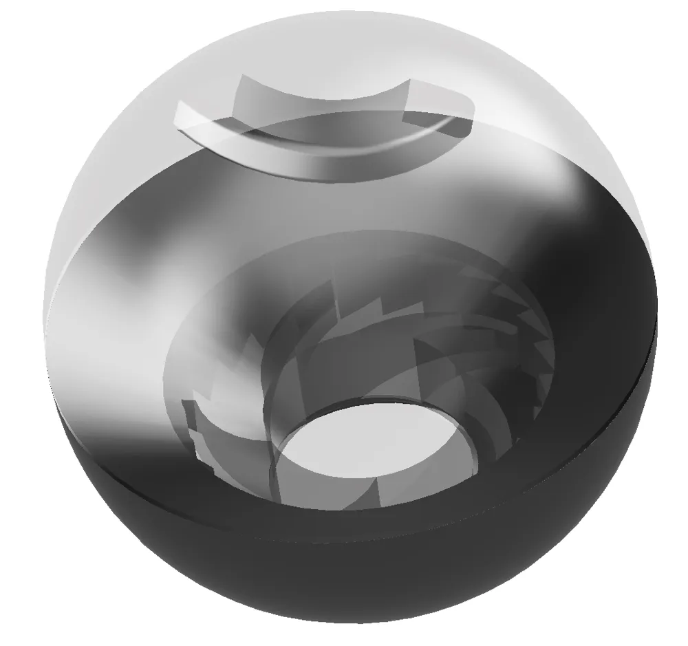 Turning Fidget Infinity Orb Keychain Remixed by DjangoCashflow - MakerWorld