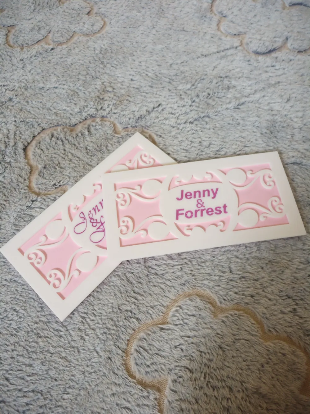 Wedding announcement (greeting) with text editing by McTisk MakerWorld ...