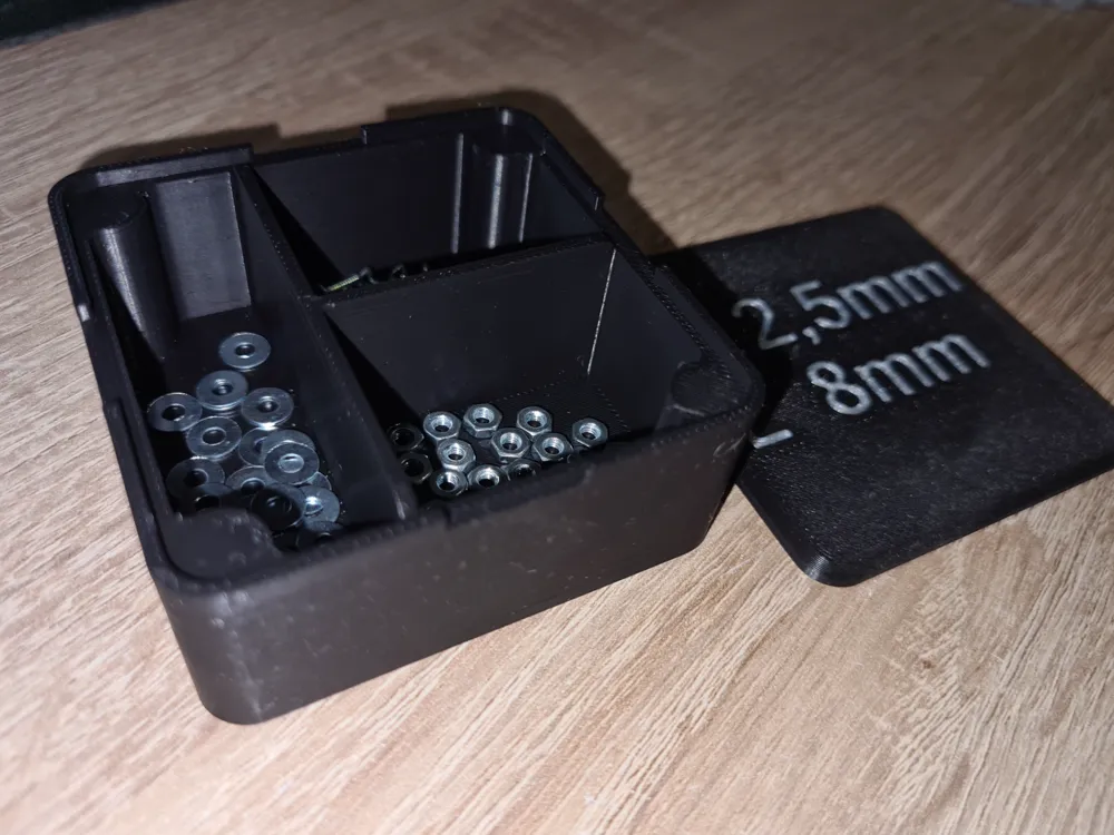Small storage box with magnet lid (4 versions) by 3DPrintNinja - MakerWorld