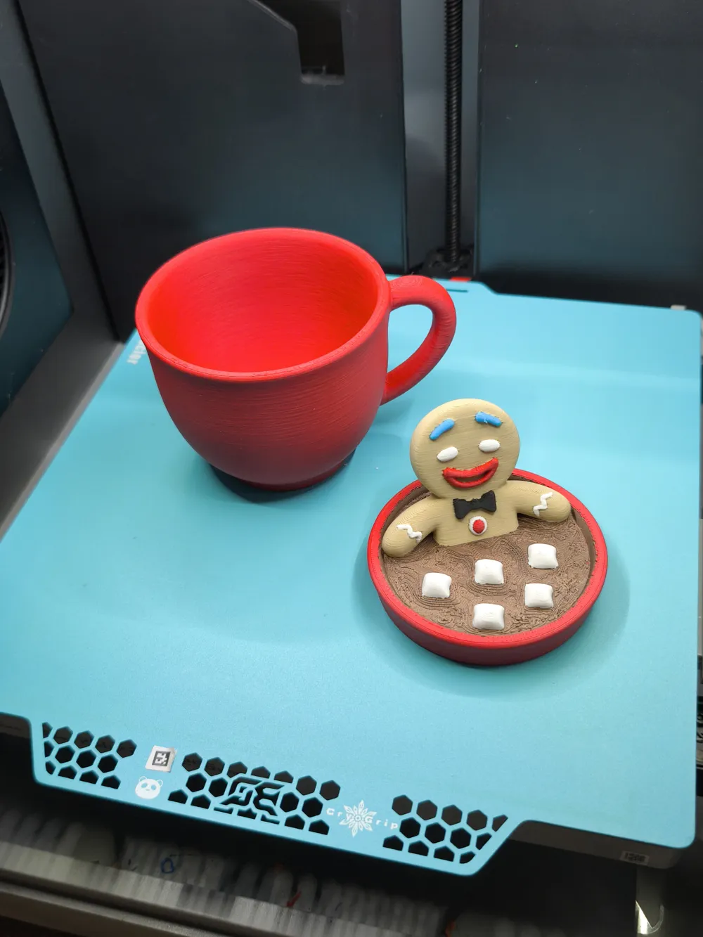 Gingerbread Relax - Container cup NO SUPPORTS - Free 3D Print Model ...