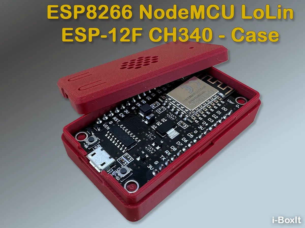 ESP8266 NodeMCU LoLin ESP-12F CH340 - Case by i-BoxIt MakerWorld ...