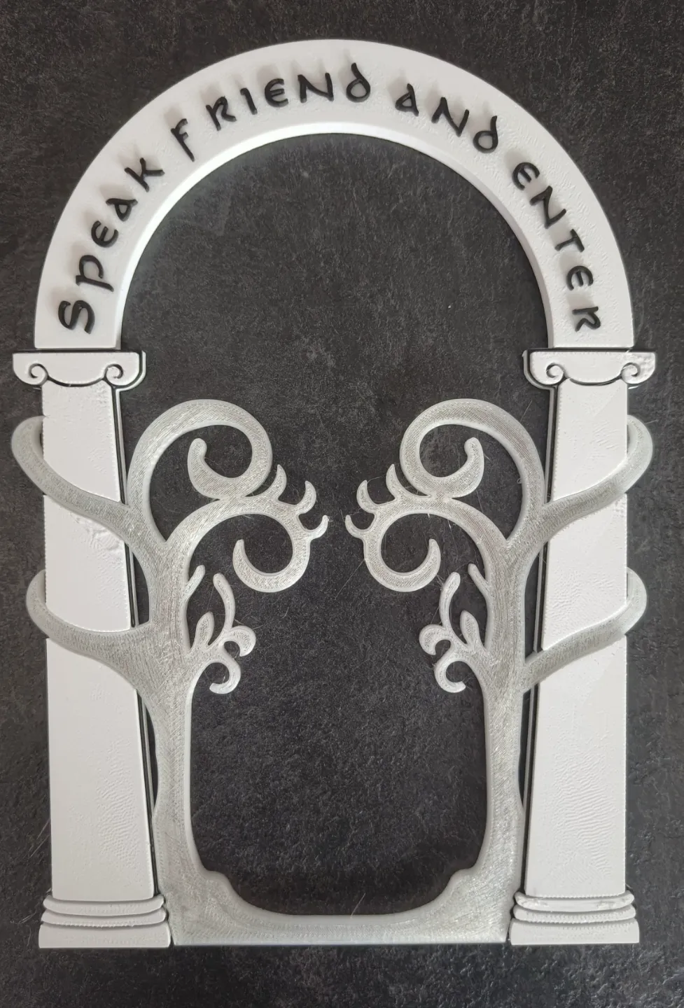 Durin Door front door decoration by Zebbb3D - MakerWorld