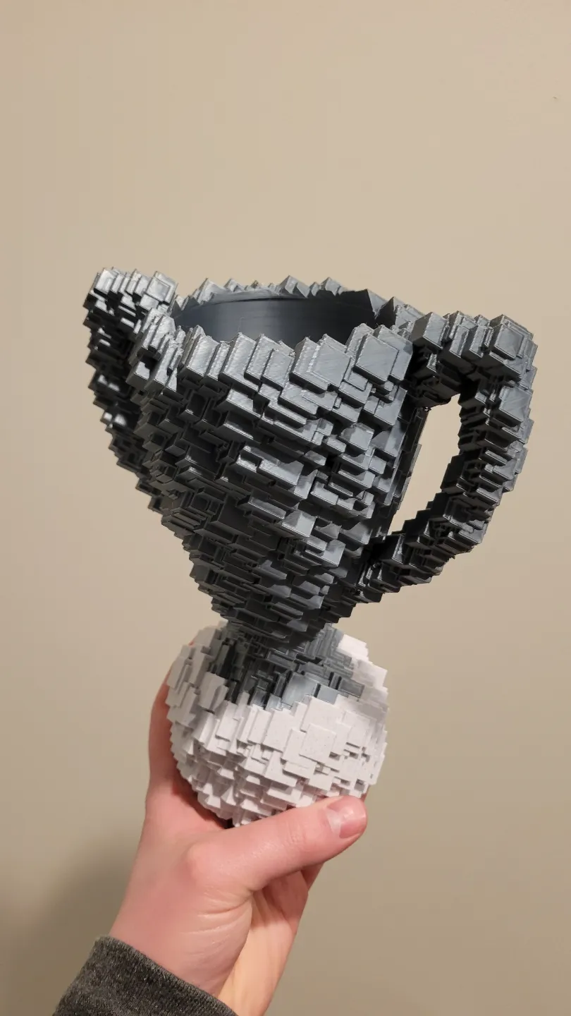 Glitch Trophy - Best Gamer Trophy by e3simon920 - MakerWorld