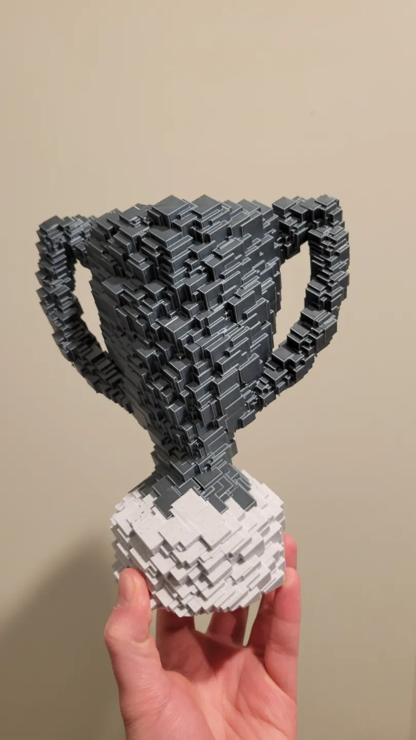 Glitch Trophy - Best Gamer Trophy by e3simon920 - MakerWorld