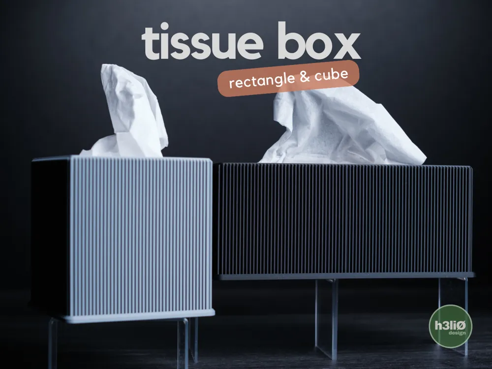 tissue box · rectangle & cube by h3li0 MakerWorld: Download Free 3D Models
