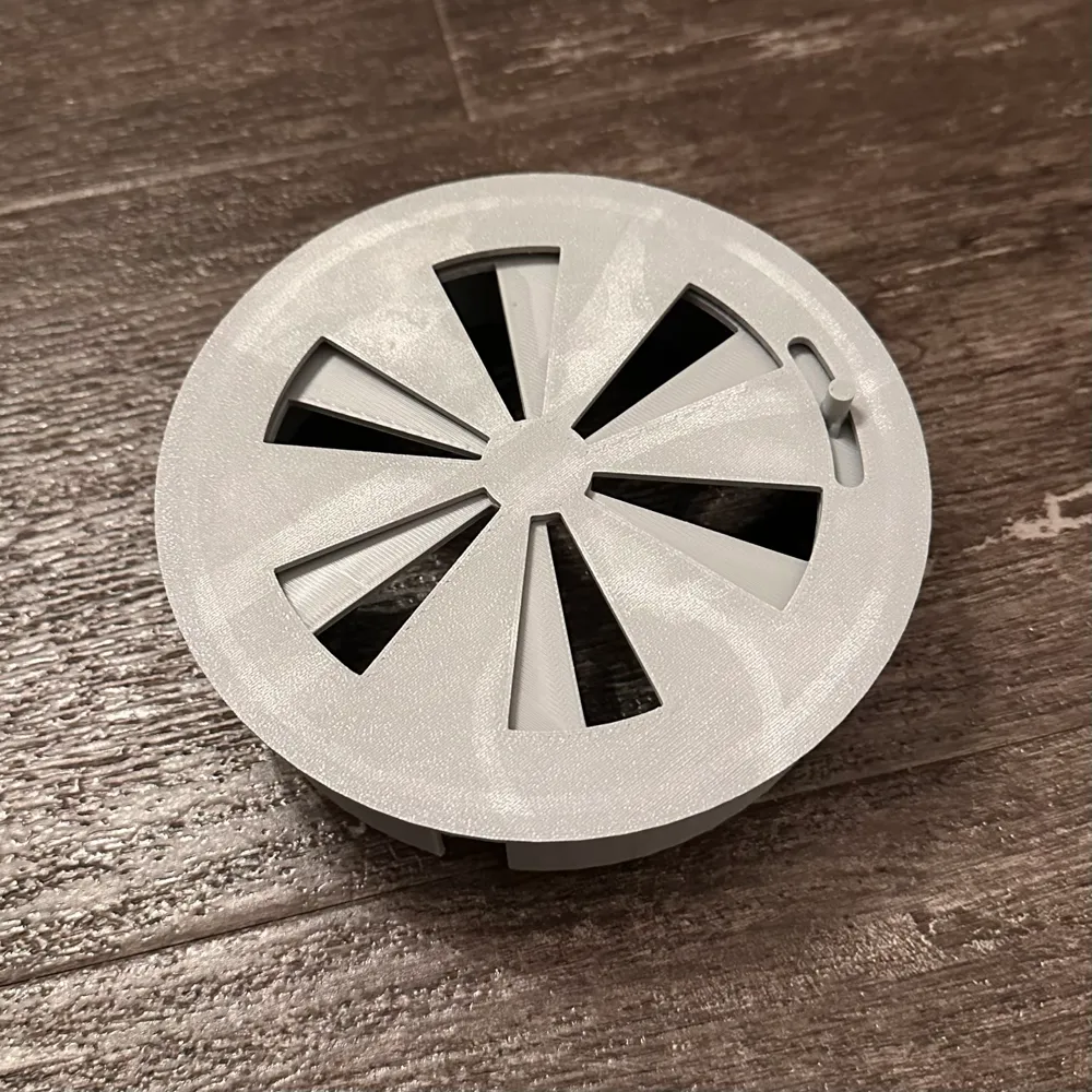 Duct ceiling register / damper 5 inch - Free 3D Print Model - MakerWorld