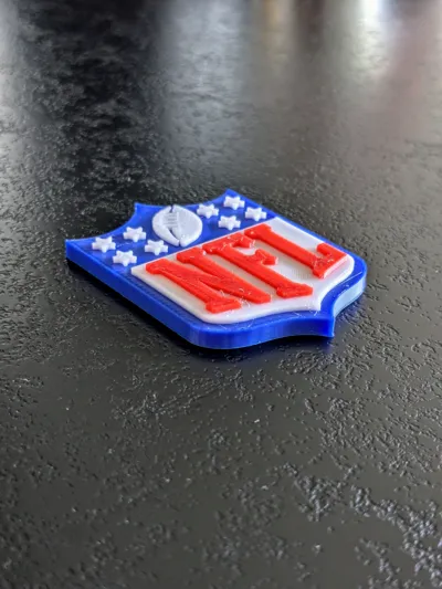 NFL Logo - Embossed Fridge Magnet by svenson - MakerWorld