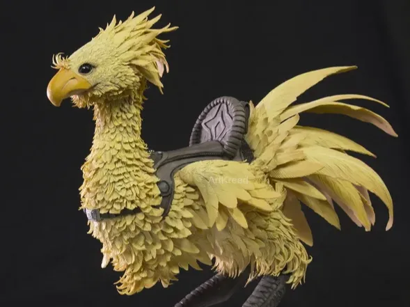 Golden Chocobo - Final fantasy - Free 3D Print Model - MakerWorld