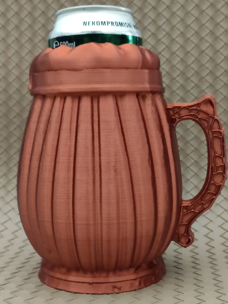 Pumpkin keg - Can Holder / Beer mug - Free 3D Print Model - MakerWorld