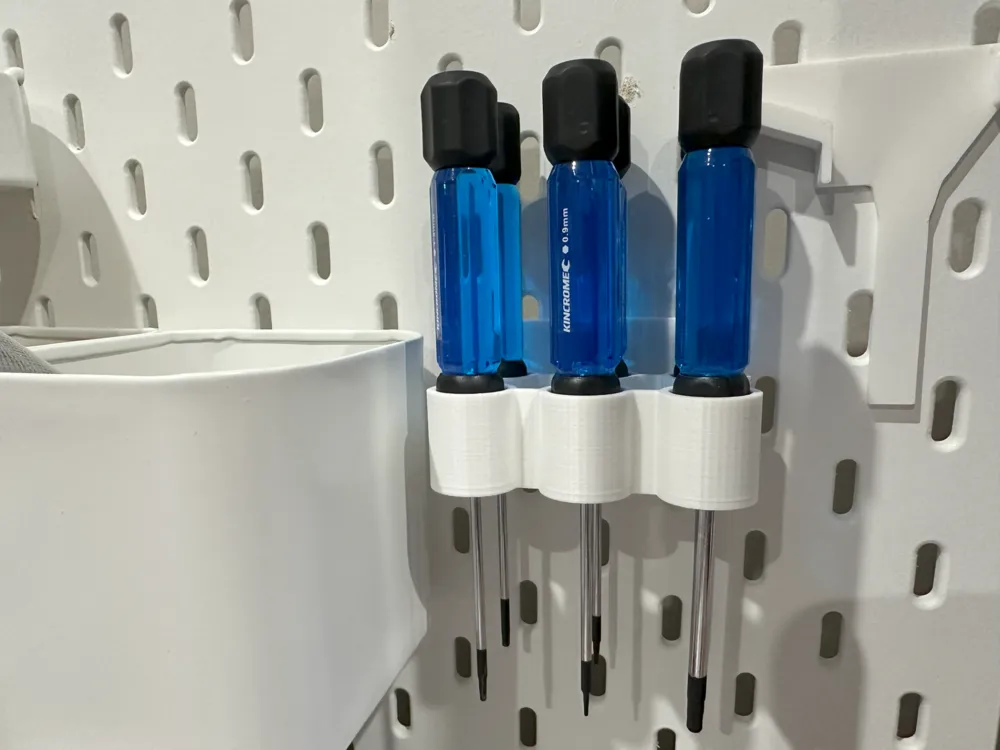 Skadis mount for Kincrome Precision Screwdrivers by damien_mcguinness - MakerWorld