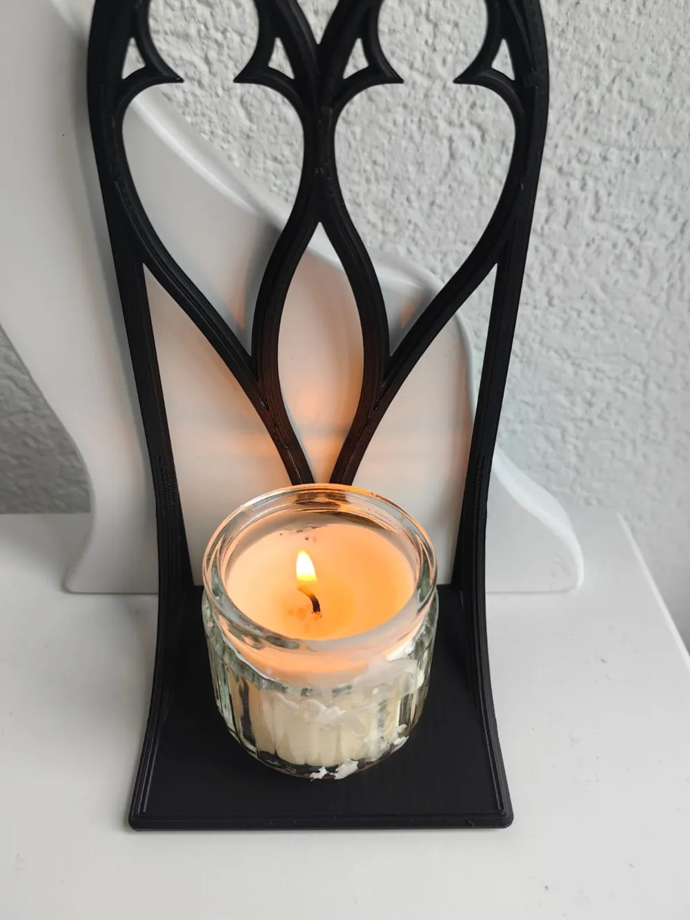 Gothic Candle Shelf – Fantasy Cathedral Decor - Free 3D Print Model ...