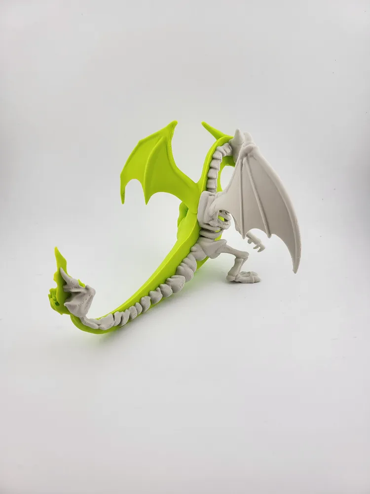 Charizard pokemon Skeleton action Figure model by Mad power MakerWorld ...