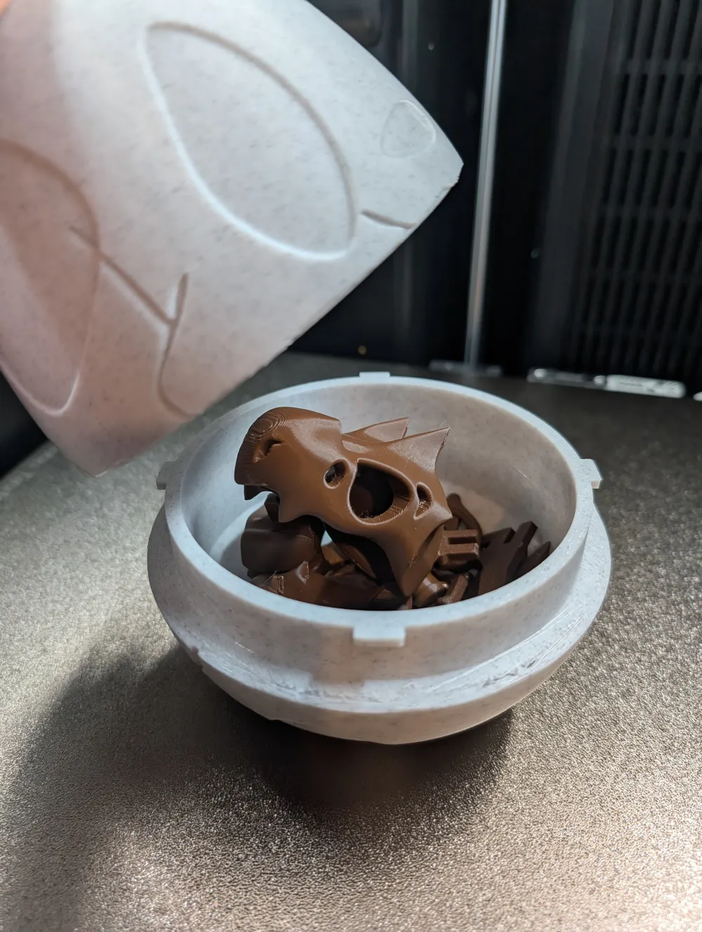 Dino Egg Container - Free 3D Print Model - MakerWorld