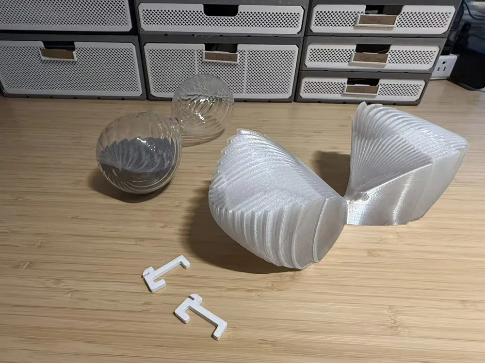 Skadis Hourglass Holder - Free 3D Print Model - MakerWorld