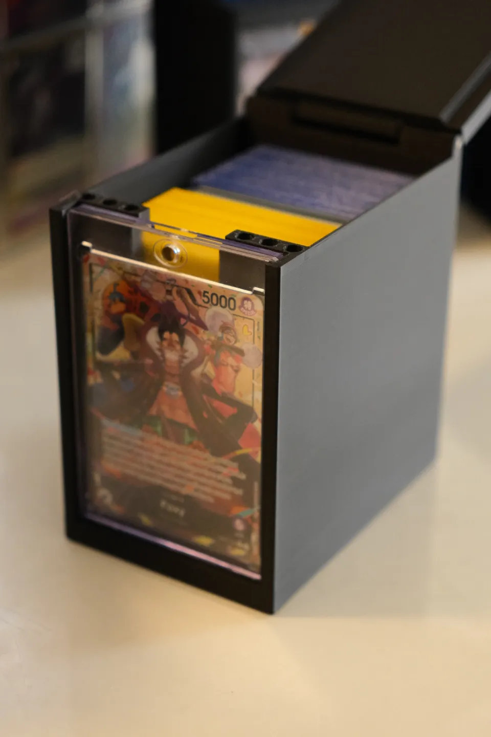 TCG Deck Box for MGT OPTCG with leader slot by punjabberMakerWorld ...