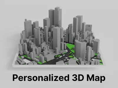 Personalisierte 3D-Karte – Kostenloses 3D-Druckmodell – MakerWorld
