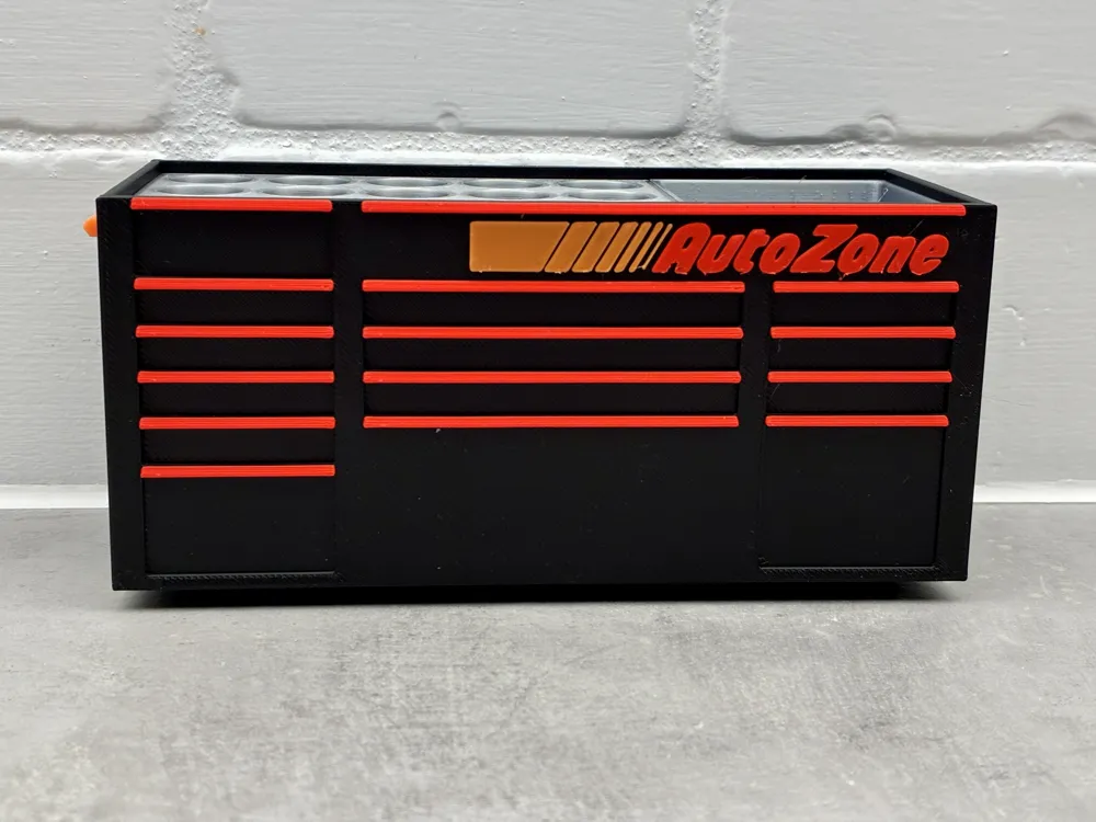 Autozone car auto parts desk organizer pen holder by Mrtk1970MakerWorld ...