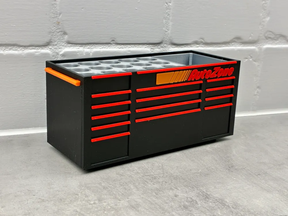 Autozone car auto parts desk organizer pen holder by Mrtk1970MakerWorld ...