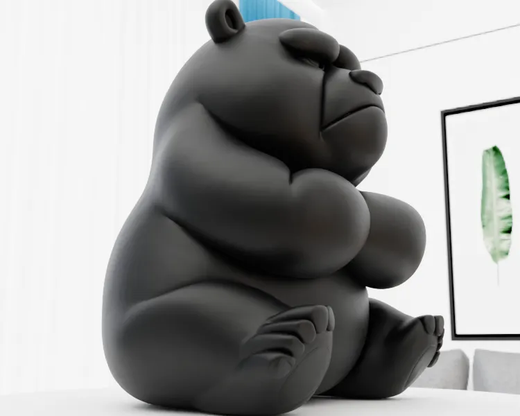 Grumpy Bear - Free 3D Print Model - MakerWorld
