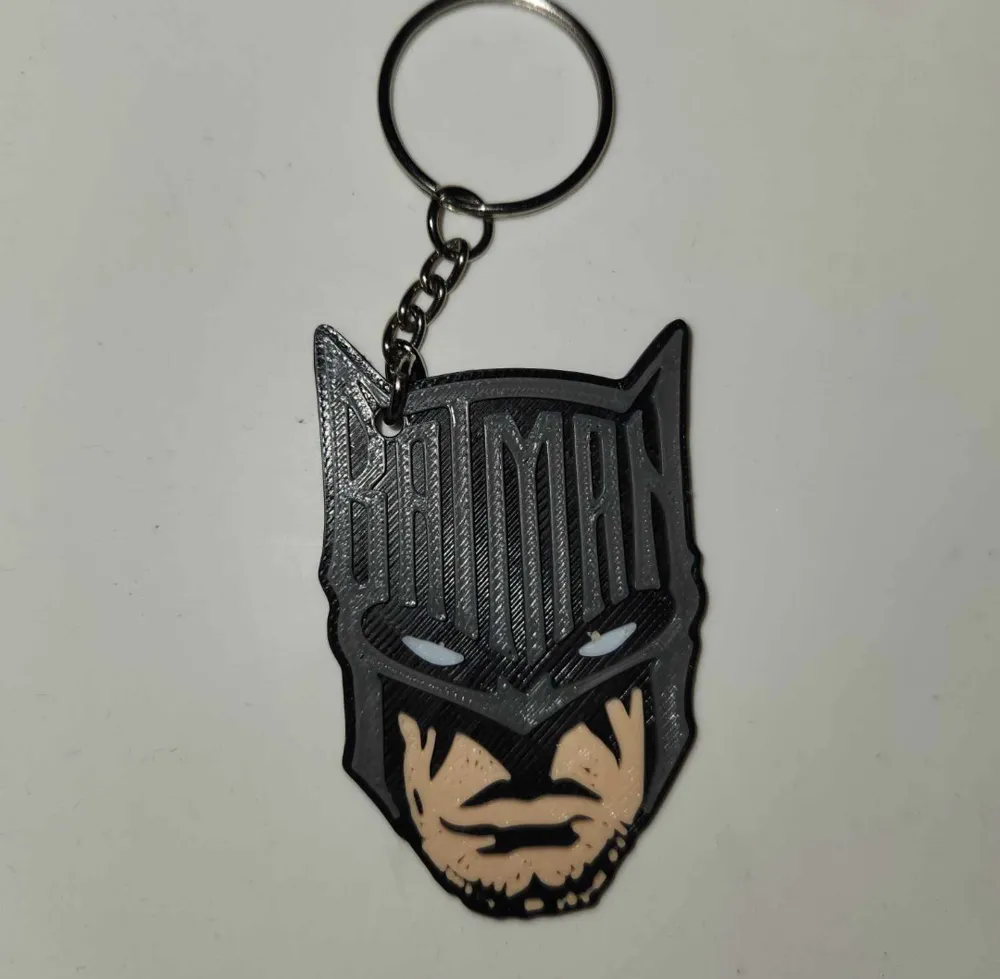Batman keychain Remixed by Awaken O Sleeper - MakerWorld