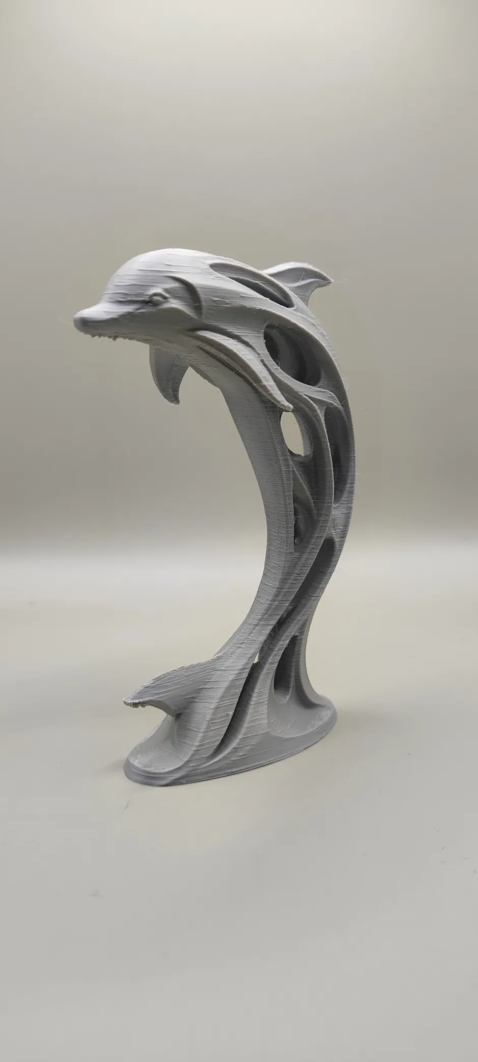 Dolphin Abstract designer sculpture - Free 3D Print Model - MakerWorld