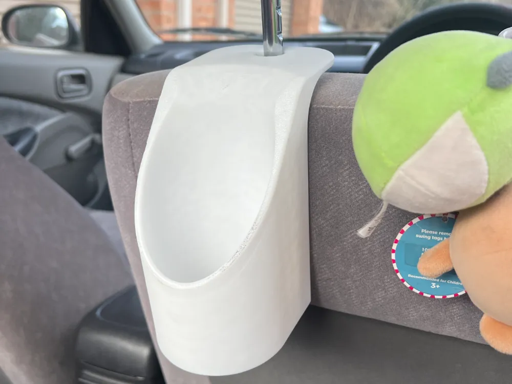 Headrest Cup Holder - Free 3D Print Model - MakerWorld