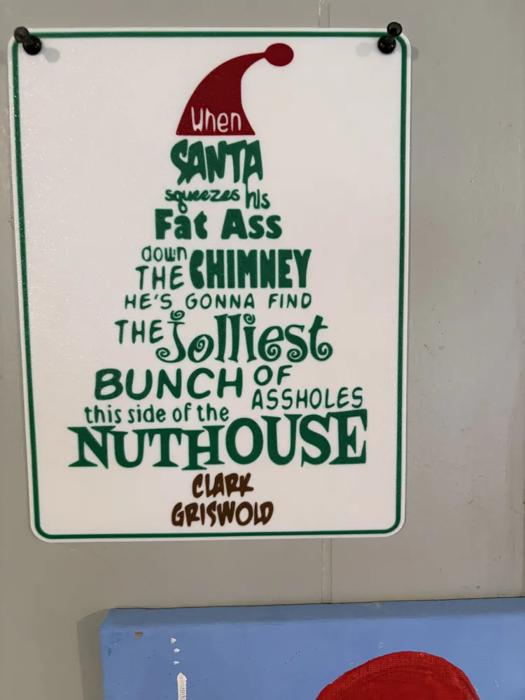 Christmas Vacation Sign by Larry Swope MakerWorld: Download Free 3D Models