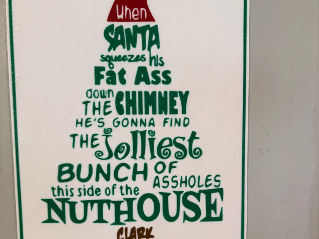 Christmas Vacation Sign by Larry Swope MakerWorld: Download Free 3D Models