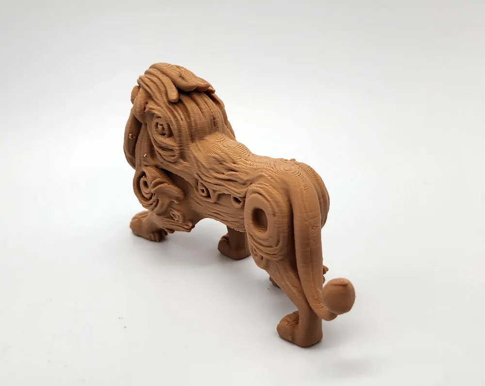 Wood-Carved Lion by Triple G Workshop - MakerWorld