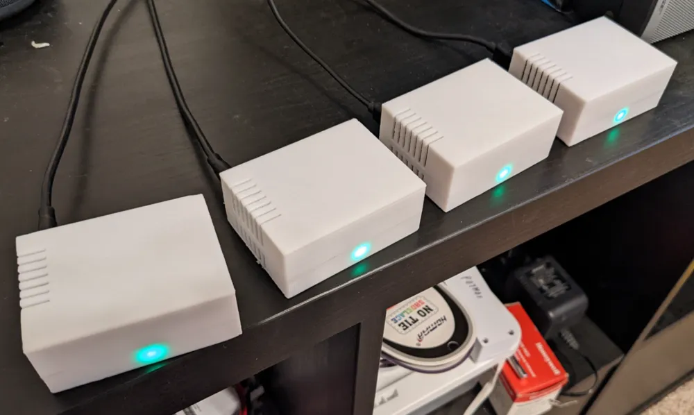 SEN55 Air Quality Sensor Case by Syvel Engineering MakerWorld: Download ...