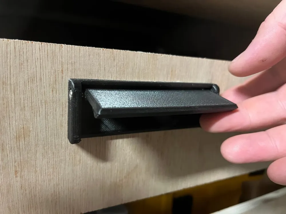 Low profile Drawer Handle by BobbyDazzler - MakerWorld