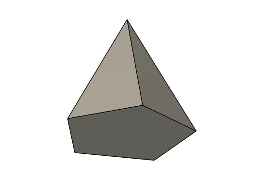 fünfseitige Pyramide - Grundform von 3ni - MakerWorld