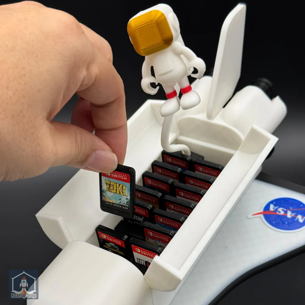 NASA SpaceShuttle Nintendo Switch GameCard Storage by Rocketlab Design ...