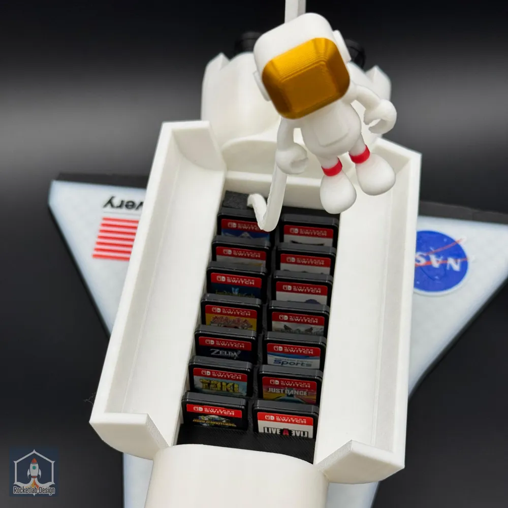NASA 航天飞机任天堂Switch游戏卡存储 来自 Rocketlab Design - MakerWorld