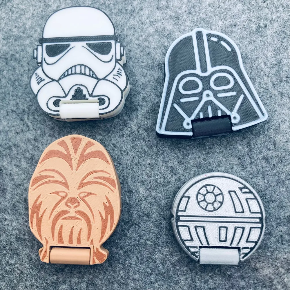 Star Wars Slider + Flip Fidgets (Print in Place) - Free 3D Print Model ...