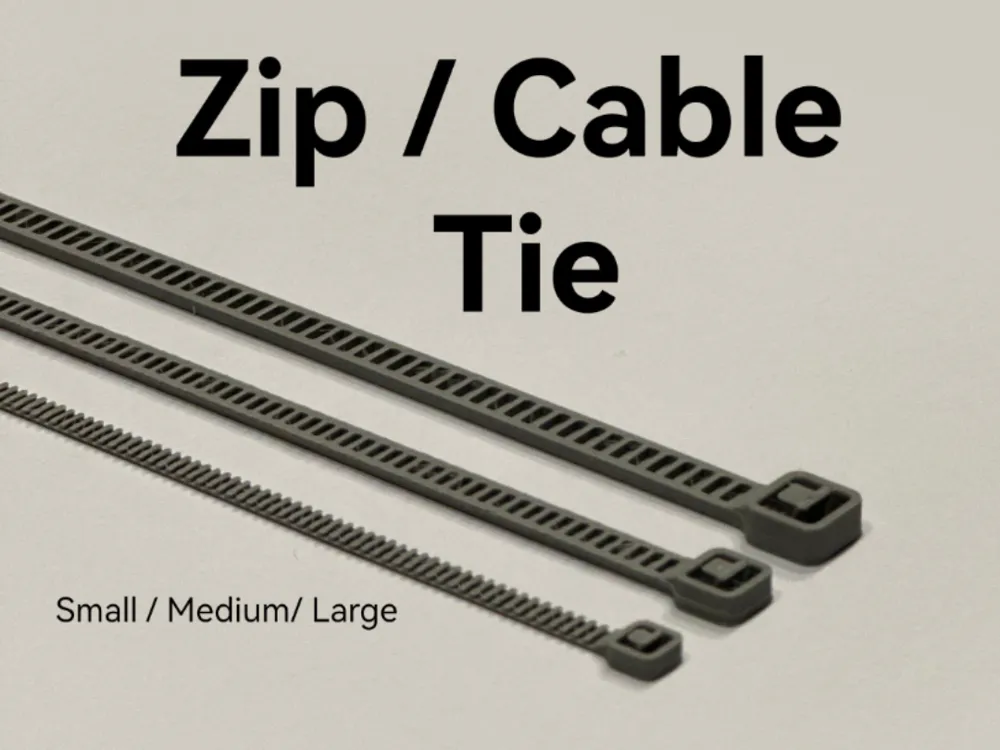 Zip / Cable Tie - Free 3D Print Model - MakerWorld
